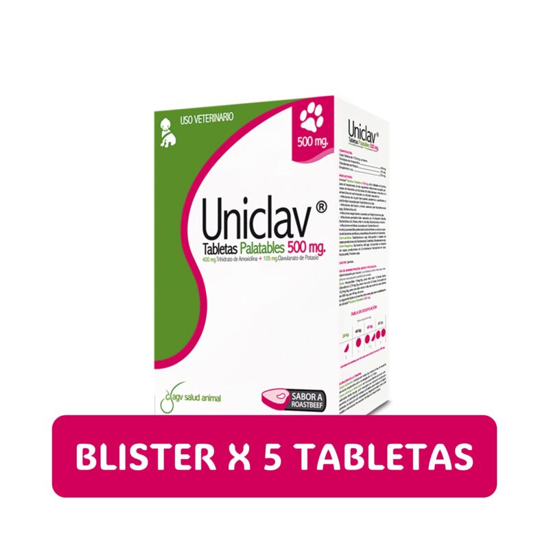 Uniclav De 500 Mg Blister X 5 Tabletas – currambapets.com
